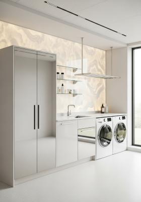 China Luminous Pearl Laundry System with Mirror-Reflective in 304 Stainless Steel for sale