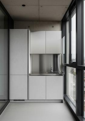 China Linear Stone Balcony Storage System in 304 Stainless Steel for sale