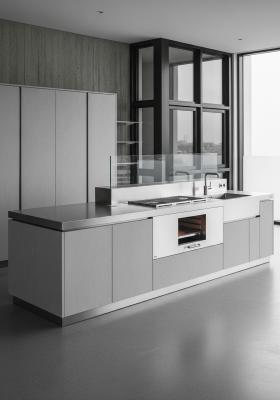 China Urban Stone Outdoor Kitchen Island in 304 Stainless Steel for sale