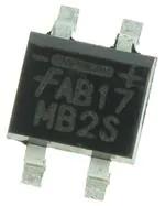 China MB2S Diode Bridge Rectifier 0.5A Bridge High Efficiency 3 Phase Bridge Rectifier for sale