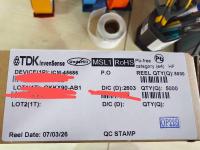 China ICM-45686 It is a high-performance dual-interface (UI+AUX)6-axis MEMS motion tracking device. for sale