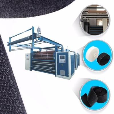 China Hook and Loop Brushing Machine with 24-42 Rollers, 6-40 m/min Fabric Speed, and 2000-3600mm Width Range for sale