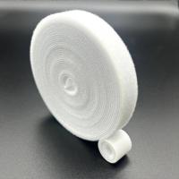 China White Back-to-Back Hook and Loop Tape 50mm x 10m Nylon High Strength for Wholesale for sale