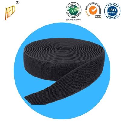 China Elastic Hook and Loop Fastener with 10,000+ Durability and Elastic Webbing in Customizable Widths for sale