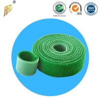 China Double-Sided Green Nylon Hook and Loop Tape Roll 50mm Width One Side Hook One Side Loop High Strength Durable for sale