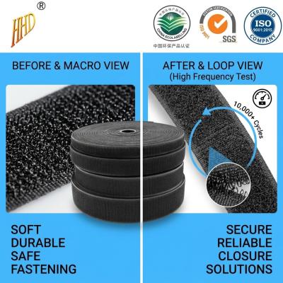 China Fire Resistant Hook and Loop Tape Roll 38mm for Safety Clothing and Workwear for sale