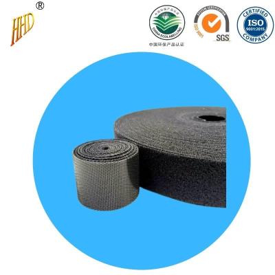 China Flame Retardant Double-Sided Hook and Loop Tape Roll 25mm x 10m Industrial Fastening for sale