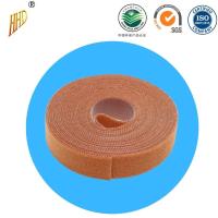 China Brown Nylon Hook and Loop Cable Tie Manufacturer | Back to Back Self-Gripping Fastening Tape Supplier for Cable Management OEM Wholesale for sale