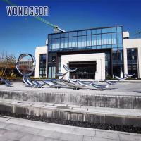China WONDERS Custom Stainless Steel Fish Sculpture Mirror Finish Color for sale