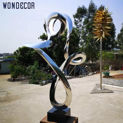 China Forging Abstract Stainless Steel Sculpture Polishing Surface Treatment for sale