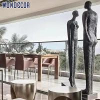 China Outdoor Garden Decoration Metal Person Sculpture 192cm 3D Design for sale