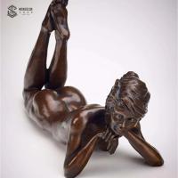 China Nude Woman Bronze Statues Sculpture  Metal Casting And Polishing Techniques for sale