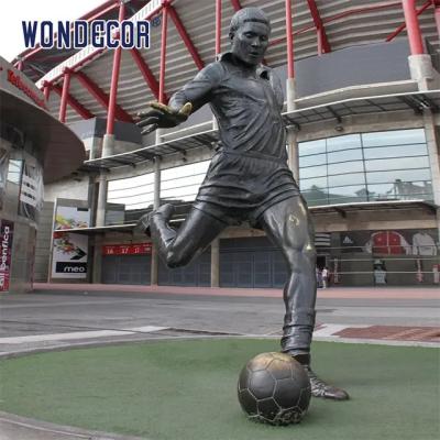 China Sports Athletes Bronze Statues Sculpture Life Size People Shape for sale
