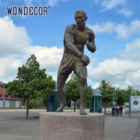China Customized Outdoor Decoration Bronze Boxer Statue Luxury for sale