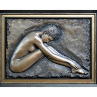 China Home Decoration Bronze Relief Sculpture 70cm Female Nude Sculptures for sale