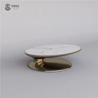 China Living Room Top Marble Art Table Furniture Stainless Steel for sale