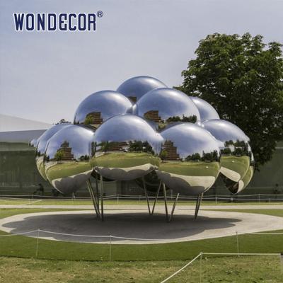 China Customized Forged Metal Sculpture Public Art Abstract Cloud Large for sale