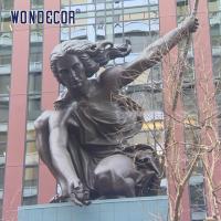 China Large Street Art Bronze Figure Sculpture Portland for sale