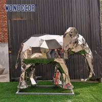 China Forging Abstract Ss Sculpture Geometry Elephant for sale