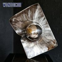 China Interior Art Decoration Abstract Stainless Steel Ball Art Sculpture for sale