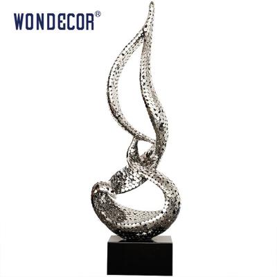 China Large Irregular Abstract Metal Art Stainless Steel Sculpture for sale