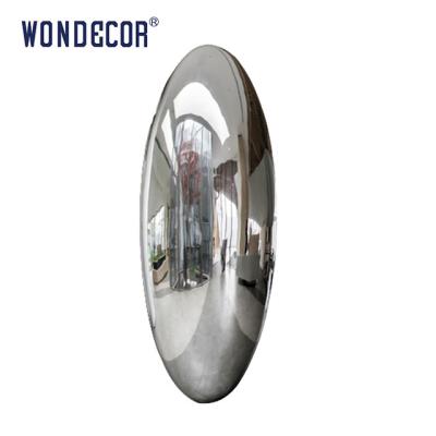 China Modern Style Decorative Art Large Stainless Steel Abstract Sculpture Carving for sale
