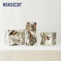 China Indoor Modern Art Metal Abstract Mirror Polished Geometric Stainless Steel Sculpture for sale