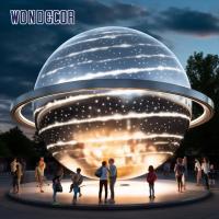China Large Metal Stainless Steel Outdoor Art Universe Galaxy Planet for sale