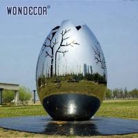 China Large stainless steel spherical abstract sculpture for sale