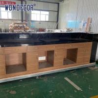 China Black marble multi-layer bar counter for sale