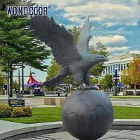 China Bronze Bald Eagle Sitting on Tree for sale