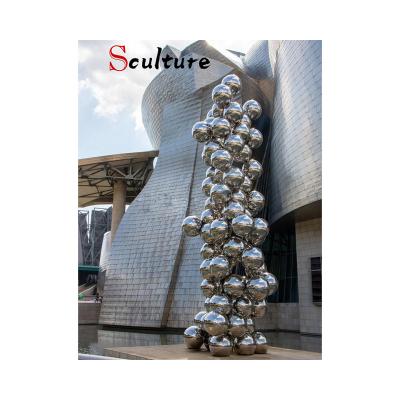 China Casting Stainless Steel Sculpture for Indoor/Outdoor Decoration Polished and Long-Lasting Design for sale