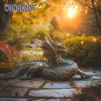 China Bronze Dragon Sculpture in Garden Square City Center for sale