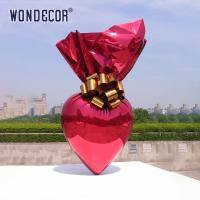 China Famous Artwork 'Sacred Heart' - Large Outdoor Forged Metal Craft Stainless Steel Sculpture for sale