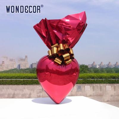 China Famous Artwork 'Sacred Heart' - Large Outdoor Forged Metal Craft Stainless Steel Sculpture for sale