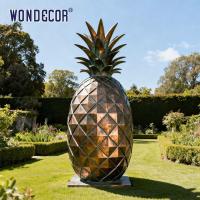 China Bronze Pineapple Statue Elegant Home and Garden Decor Perfect for Living Room Patio or Office Accent Piece for sale
