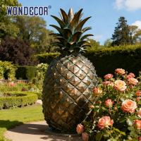 China Bronze Pineapple Statue Elegant Home and Garden Decor Perfect for Living Room Patio or Office Accent Piece for sale