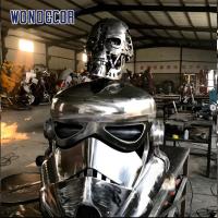China 3m Tall Large Optimus Prime Stainless Steel Sculpture Outdoor Plaza Transformer Theme Commercial Decorative Statue for sale