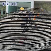China Large outdoor lighting stainless steel spherical sculpture for sale