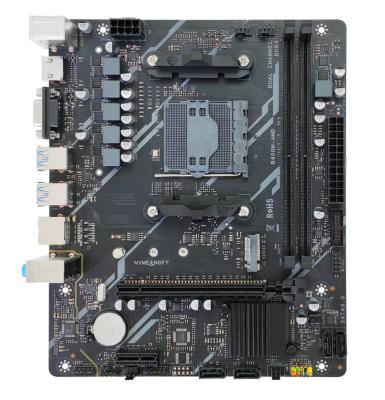 China AMD AM4 Motherboard USB 3.2 SATA 3.0 Dual Channel DDR4 64GB A320 Mainboard for sale