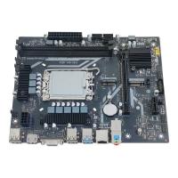 China Hot Selling H610 Motherboard Intel Core 12/13th I9/I7/I5/I3/Pentium LGA1700 Motherboard Dual Channels DDR4 64G With M.2 VGA H610M-4D4-V1.1 for sale