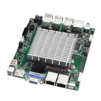China Intel Bay Trail J1900 Industrial Embedded Motherboard NUC Computer Fanless 12V 19V RS485 RS232 LVDS Mainboard for sale