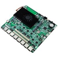 China 6 LAN Network Security Mini Itx Firewall Motherboard Embedded Industrial PC Motherboard for sale