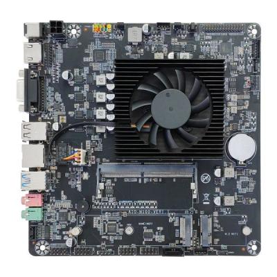 China 3.5 Inch EPIC Motherboard Intel N100 DDR4 MSATA Win10 Win11 Linux HD LVDS 2 I226V DUAL Gigabit LAN RS232 COM for sale