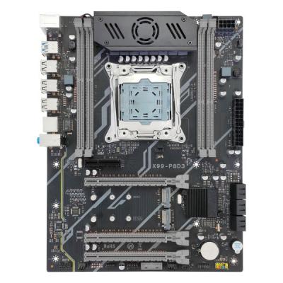 China Desktop Mainboard Xeon E5 LGA2011-3 DDR3 Dual Channel 128GB X99 PC Motherboard for sale