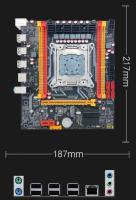 China Desktop X79 Lga 2011 DDR3 Dual Channel Motherboard Computer Mainboard 2011 X79 custom computer motherboard supplier for sale