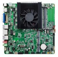 China Industrial Intel 11th Gen Tiger Lake U I3 I5 I7 Mini Itx Mainboard 6 Com Onboard 2 DDR4 64GB LVDS for sale