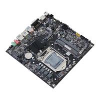 China Mini ITX Industrial Embedded Motherboard Intel H110 LGA1151 Core I3 I5 I7 2 DDR3 VGA LVDS LAN COM for sale