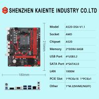 China A520 A520M M.2 Motherboard For Desktop Computer AM4 Socket  PC Mainboard for sale