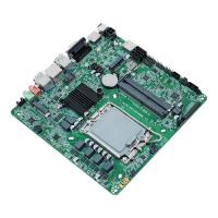China Mini Itx Motherboard H610 2 Ddr4 Sodimm Slots M.2 SSSD 4 RS232 Lvds Gpio Port Mini Mainboard for sale